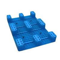 China 9ft Light Weight Blue Plastic Pallet Ideal for Customized Color and Warehouse Storage for sale