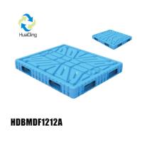 China Versatile HUADING 1200*1200mm Heavy Duty Blowing Moulding Plastic Pallet for Rice Bag for sale