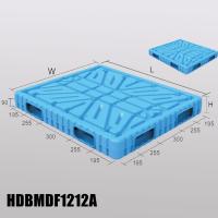 China Versatile HUADING 1200*1200mm Heavy Duty Blowing Moulding Plastic Pallet for Rice Bag for sale