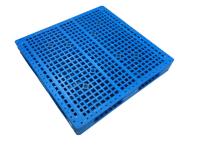 China Euro Pallet 1200*1200 Recycled Heavy Duty Plastic Pallet with Grid and Steel Tubes for sale