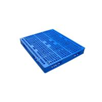 China Euro Pallet 1200*1200 Recycled Heavy Duty Plastic Pallet with Grid and Steel Tubes for sale
