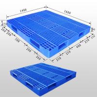 China Industry Pallet HUADING 1600*1400mm Blue Heavy Duty Plastic Pallet for 4-Way Entry for sale