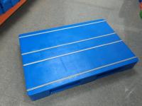 China 4-Way Entry Type HUADING 1200x800mm Steel Reinforced Racked Single Faced Plastic Pallet for sale