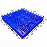 China HUADING 1212 Euro Double Faced Plastic Pallets with Antislip and HDPE/PP Material for sale