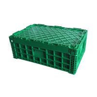 China Plastic Crates for Fruits and Vegetables Style Mesh Temperature Resistance -25°C to 60°C for sale