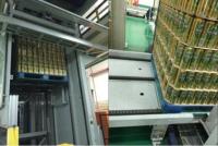 China Labeling Options HUADING 1422*1118*115 Stackable Plastic Pallet for Cans Distribution for sale