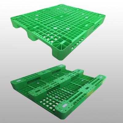 China 1200x1000 HUADING Standard Green Plastic Containment Pallet Single Faced Labeling Options for sale