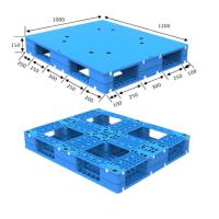 China 6 T Static Load HDPE Material High Loading Plastic Pallet 1200*1000 for Production Line for sale