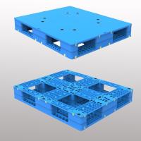 China 6 T Static Load HDPE Material High Loading Plastic Pallet 1200*1000 for Production Line for sale