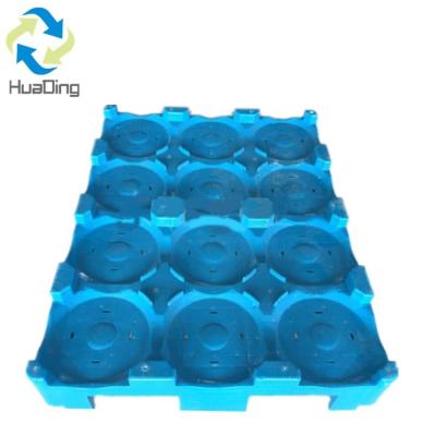 China 1000kg Dynamic Load HUADING 12 Bottle 1000*800 Water Bucket Plastic Pallet Heavy Duty for sale