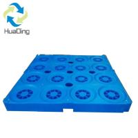 China 1000kg Dynamic Load HUADING 12 Bottle 1000*800 Water Bucket Plastic Pallet Heavy Duty for sale