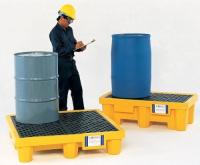 China CE/SGS/ISO9001 Certified HUADING Heavy Duty Industry Spill Pallet 4-Way Entry Type for sale