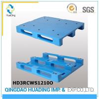 China 1200*1000*140mm Anti-Slip Flat Deck Reinforced Plastic Pallet with HDPE Virgin Material for sale