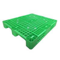 China Single Face Style No Wood Plastic Pallet Mesh Pallet Racking Load 0.5T Dynamic Load 1T for sale