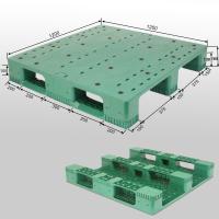 China Logos and Numberings on Request HUADING 1212 Plastic Pallet for Easy Identification for sale
