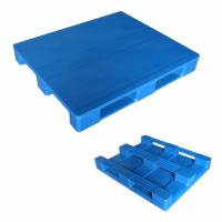 China Single Faced 1T Load Capacity HUADING Hygenic Plastic Pallet 1200*800 for Racking System for sale