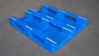 China Single Faced 1T Load Capacity HUADING Hygenic Plastic Pallet 1200*800 for Racking System for sale