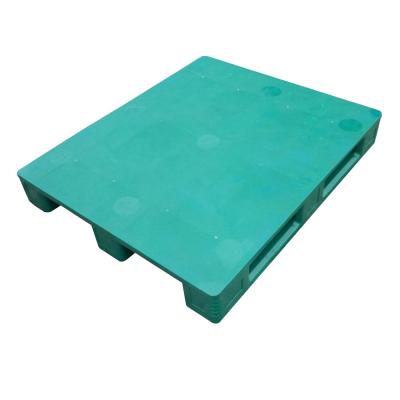 China Static Load 6T 4-Way Entry Type HUADING 1200*1000 Euro Plastic Pallet for Storage Shelves for sale