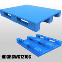 China Static Load 6T 4-Way Entry Type HUADING 1200*1000 Euro Plastic Pallet for Storage Shelves for sale