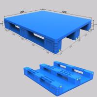 China Static Load 6T 4-Way Entry Type HUADING 1200*1000 Euro Plastic Pallet for Storage Shelves for sale