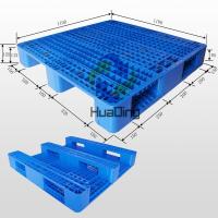 China Static Load 6T Single Faced Style HDPE Material Heavy Duty Industrial Plastic Pallets 1110 for sale