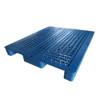China 1200*1000*100mm HDPE Heavy Duty Large Stackable Plastic Pallet with 4-Way Entry Type for sale