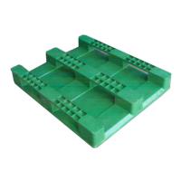 China 1200*1000*100mm HDPE Heavy Duty Large Stackable Plastic Pallet with 4-Way Entry Type for sale