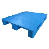 China 1200*1000*100mm HDPE Heavy Duty Large Stackable Plastic Pallet with 4-Way Entry Type for sale