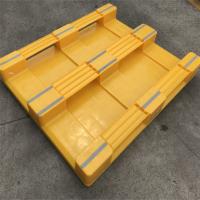 China HUADING Single Face Medical Plastic Pallet for Food Racking Load 1T 1300*1100*150mm for sale