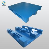 China Blue HUADING HDPE Plastic Pallets Heavy Duty Pallet for Food and Industry by Hand Lift for sale