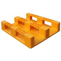 China Blue HUADING HDPE Plastic Pallets Heavy Duty Pallet for Food and Industry by Hand Lift for sale