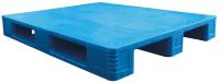 China Blue HUADING HDPE Plastic Pallets Heavy Duty Pallet for Food and Industry by Hand Lift for sale