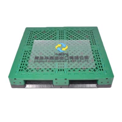 China Large Size Stacking Plastic Pallet by HUADING Grid Double Faced for Racking System for sale