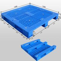 China 1300*1300*150mm European Single Faced Wood Plastic Pallet for Safe and Secure Storage for sale