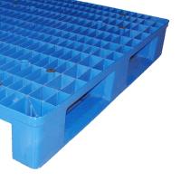 China 800 Weight Single Faced Plastic Pallet for Dynamic Load up to 1T and Smooth Handling for sale