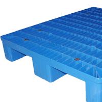 China 800 Weight Single Faced Plastic Pallet for Dynamic Load up to 1T and Smooth Handling for sale