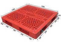 China HUADING 1200*1200mm Double Faced Drums Barrel Pallet for Safe and Secure Storage for sale