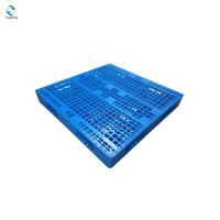 China HUADING 48*48 Double Face HDPE Blue Plastic Pallet High Load Capacity 1T Racking Load for sale