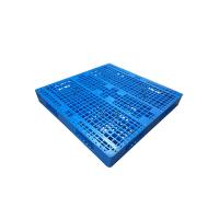 China HUADING 48*48 Double Face HDPE Blue Plastic Pallet High Load Capacity 1T Racking Load for sale