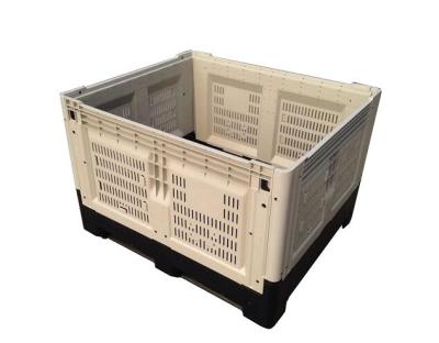 China 1200x1000x810 Plastic Pallet Bin Container for Industrial Storage and Transportation for sale