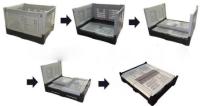 China Recyclable 1210H810A PP Pallet Container Bin Heavy Duty for Logistics and Pallet Rack for sale