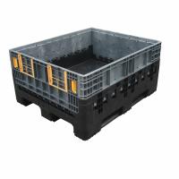 China 1200*1000*590mm Heavy Duty Foldable Warehouse Storage Container with Wheels and Handle 1T for sale