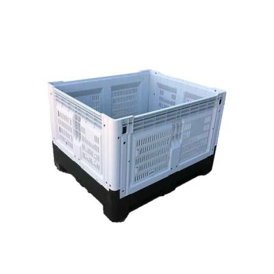 China Collapsible Logistics Pallet Boxes for Fruit Transport 1120*920*700mm 100-400kg/layer for sale