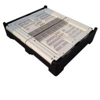 China 1200*1000*810mm Foldable Plastic Pallet Box Food Grade Container with 1T Dynamic Load for sale