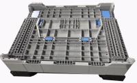 China Foldable and Collapsible Plastic Pallet Box 50.00kgs Capacity for Heavy Duty Loading for sale
