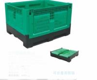 China Collapsible Gaylord Box Plastic Pallet Box with 4 Way Entry Type and 4T Static Load for sale