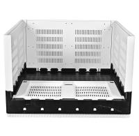 China Scale Heavy Duty 73kgs Collapsible Plastic Pallet Box for Storing Vegetables and Fruits for sale