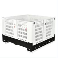 China Scale Heavy Duty 73kgs Collapsible Plastic Pallet Box for Storing Vegetables and Fruits for sale