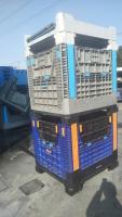 China 1T Capacity Pallet Box Collapsible Design for Heavy Duty Warehousing Solutions for sale