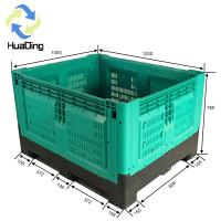 China Interial Dimension 1120x910x610mm Grid Plastic Pallet Box for Agricultural Euro Sales for sale